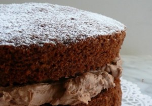 A Classic Chocolate Victoria Sponge Cake - Recipe